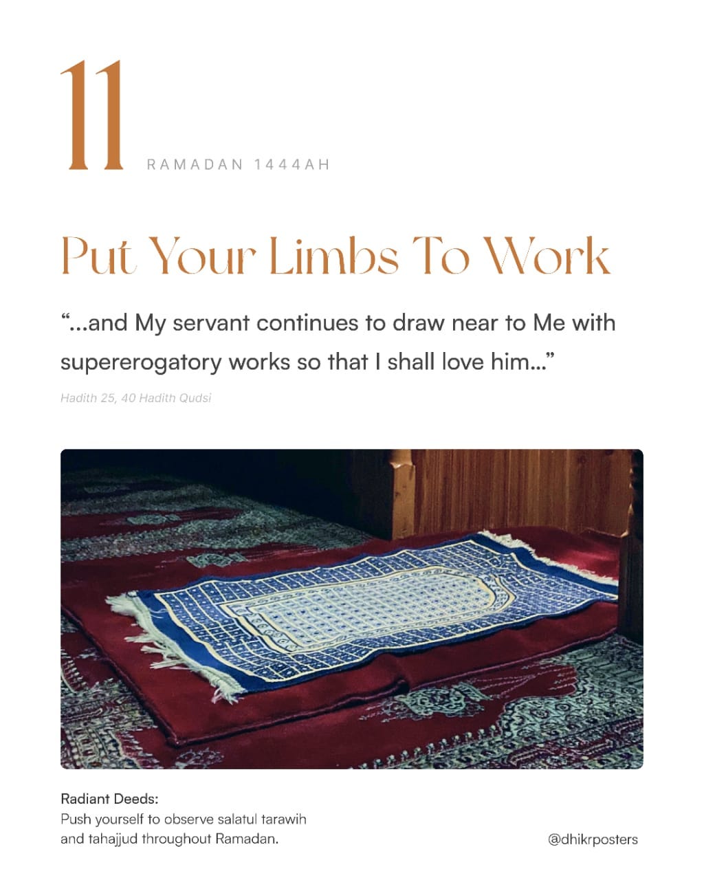 Ramadan 3–2–1: Day Eleven — Becoming Allah’s Beloved | by Dhun Nurayn ...