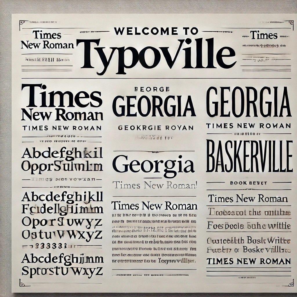 Once Upon a Typeface: Exploring Serif, Sans Serif and Script Fonts | by ...