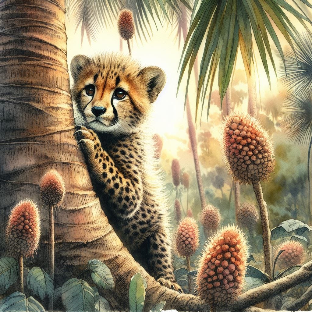Lost in the Jungle. A cheetah cub’s adventure in West… | by Eleanor ...