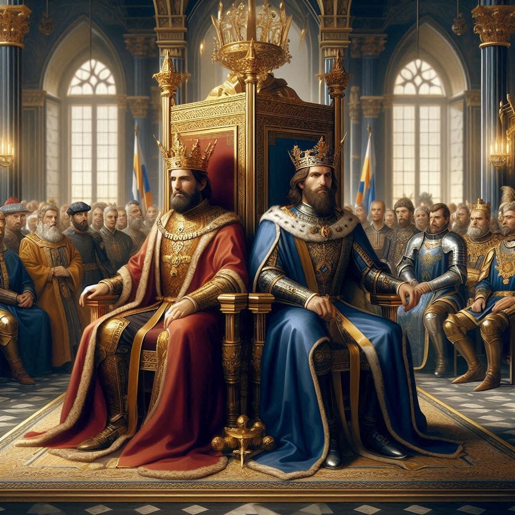 The Tale of Two Kings. Two kings stood in the temple with… | by ...