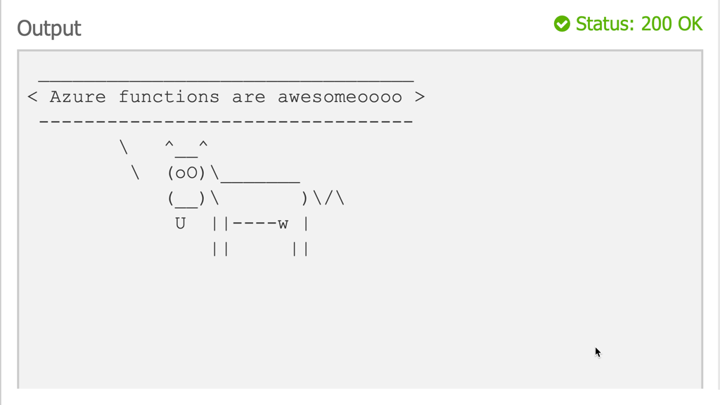Take your cow anywhere with Azure functions | by Ayush | Medium