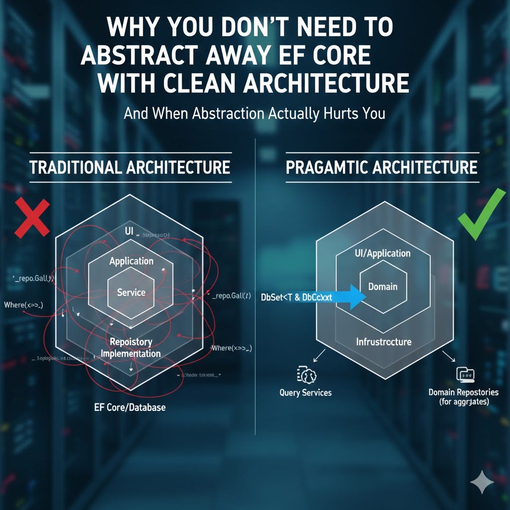Why You Don’t Need To Abstract Away EF Core With Clean Architecture ...