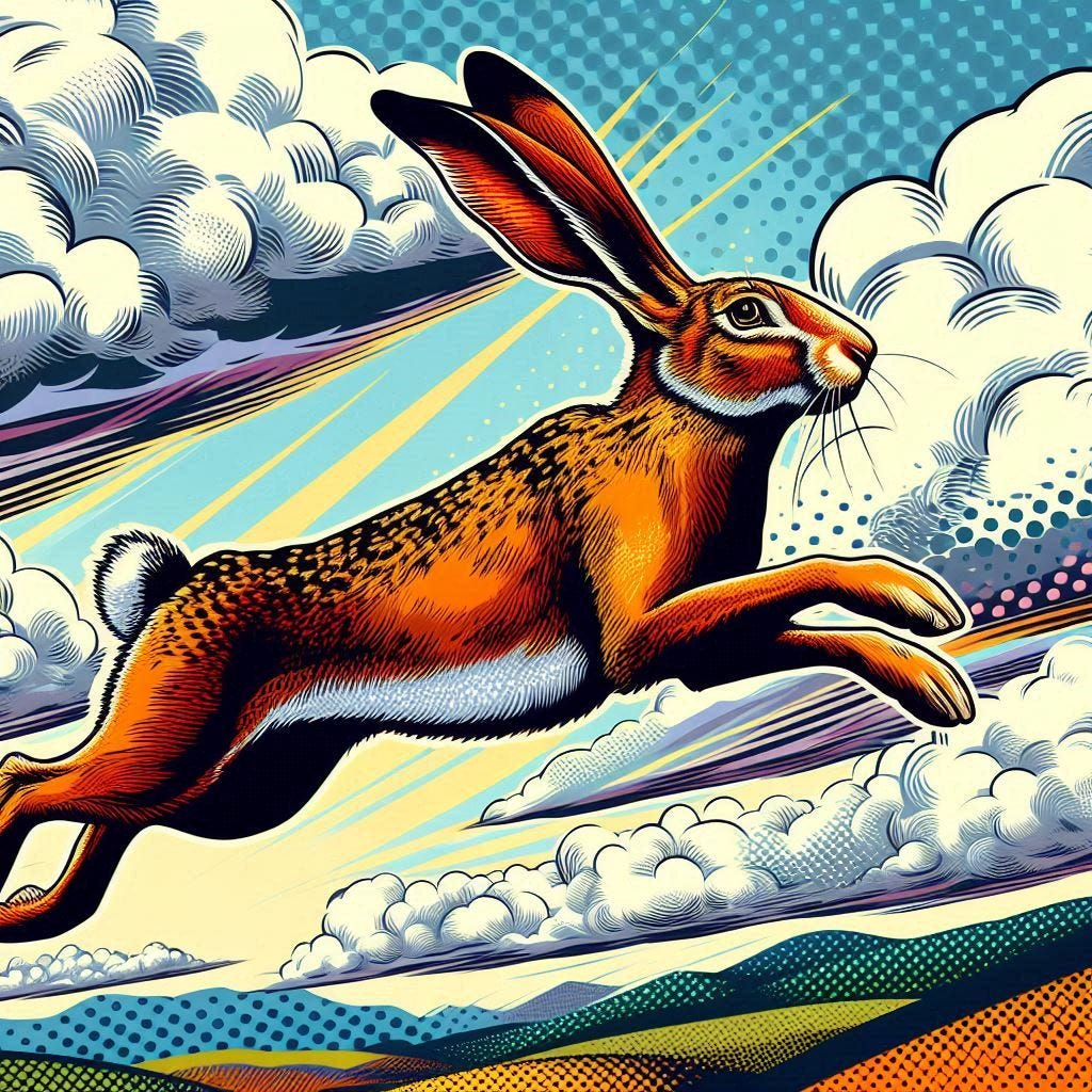 Remember Winter: A Poem. The lean hare leaping across the white… | by ...