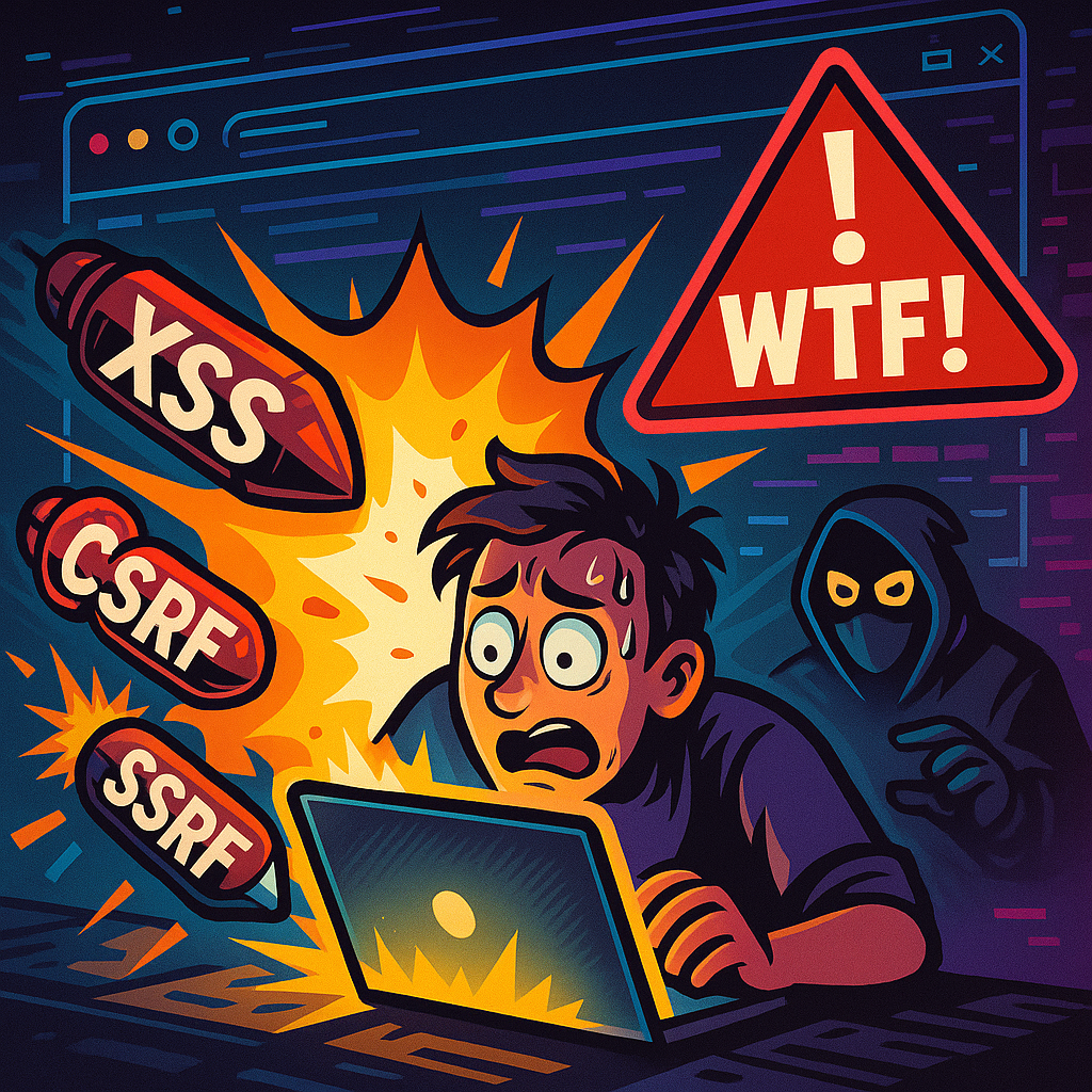 😱 XSS, CSRF, SSRF… WTF? Web Vulnerabilities Explained Simply | by Varnith Yemula | InfoSec Write-ups