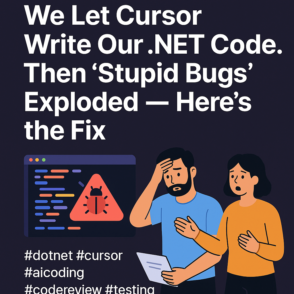 We Let Cursor Write Our .NET Code. Then “Stupid Bugs” Exploded — Here’s ...