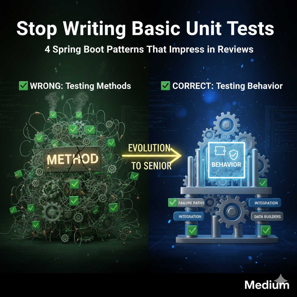 Stop Writing Basic Unit Tests: 4 Spring Boot Patterns That Impress in ...