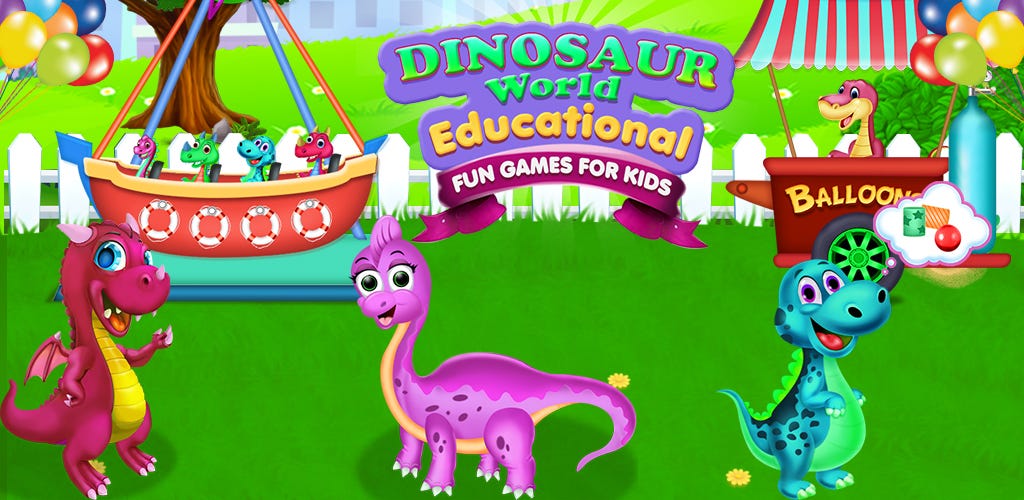 Dinosaur World Educational fun Games For Kids | by GameiMake | Medium
