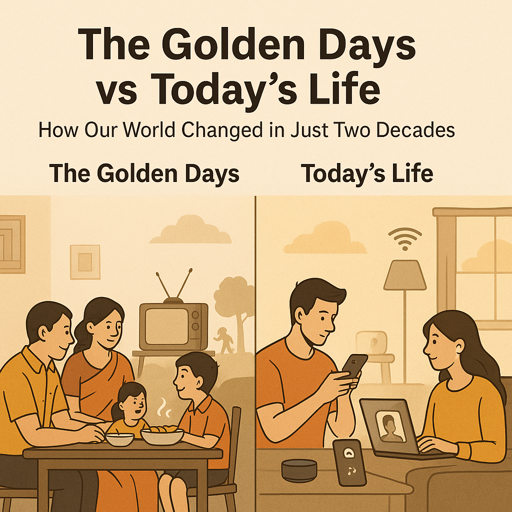 The Golden Days vs. Today’s Life: How Our World Changed in Just Two ...