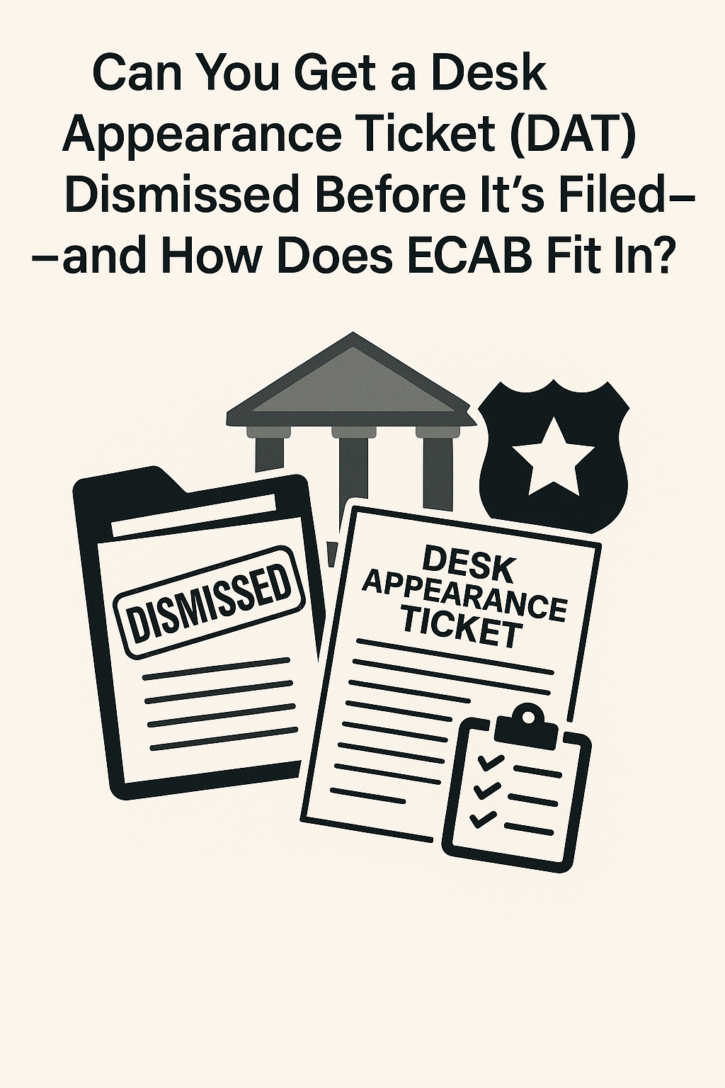 Can You Get a Desk Appearance Ticket (DAT) Dismissed Before It’s Filed ...