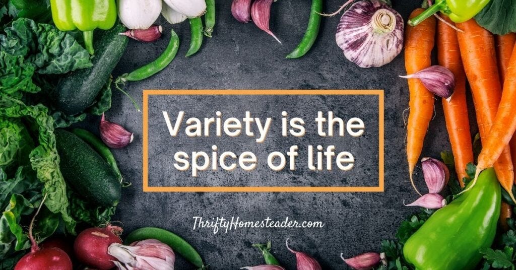 VARIETY IS THE SPICE OF LIFE. VARIETY IS THE SPICE OF LIFE | by Mysha ...