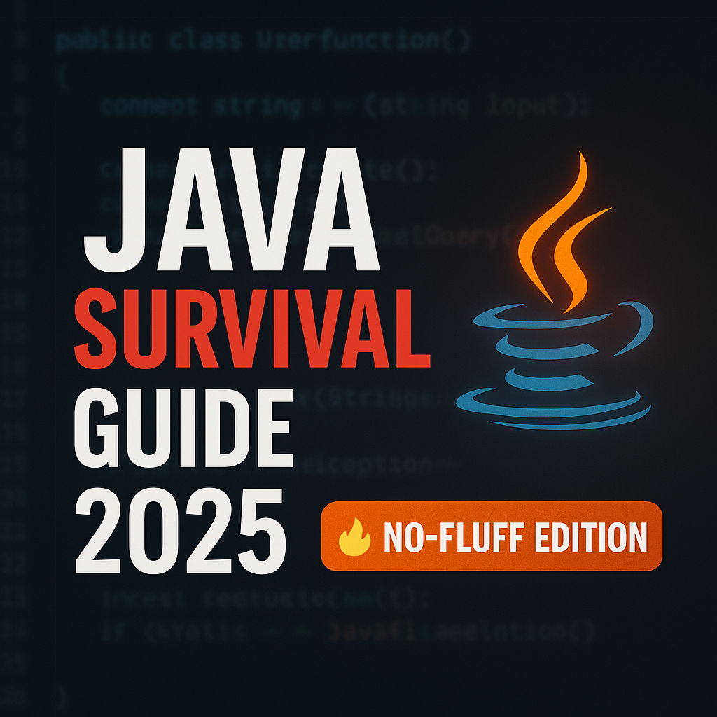 The Java Developer Survival Guide 2025: What You Really Need to Know | by Gopi C K ...