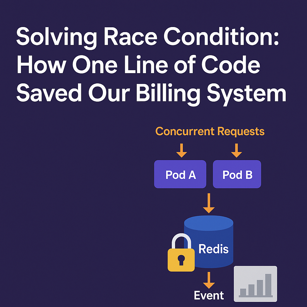 Solving Race Condition: How One Line of Code Saved Our Billing System | by Krishna Chaitanya ...