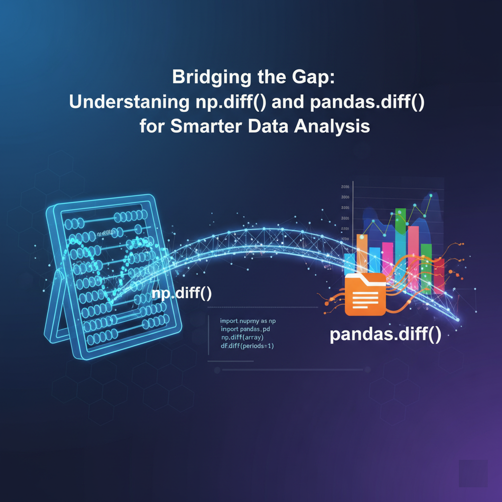 Bridging the Gap: Understanding np.diff() and pandas.diff() for Smarter Data Analysis | by Dr ...