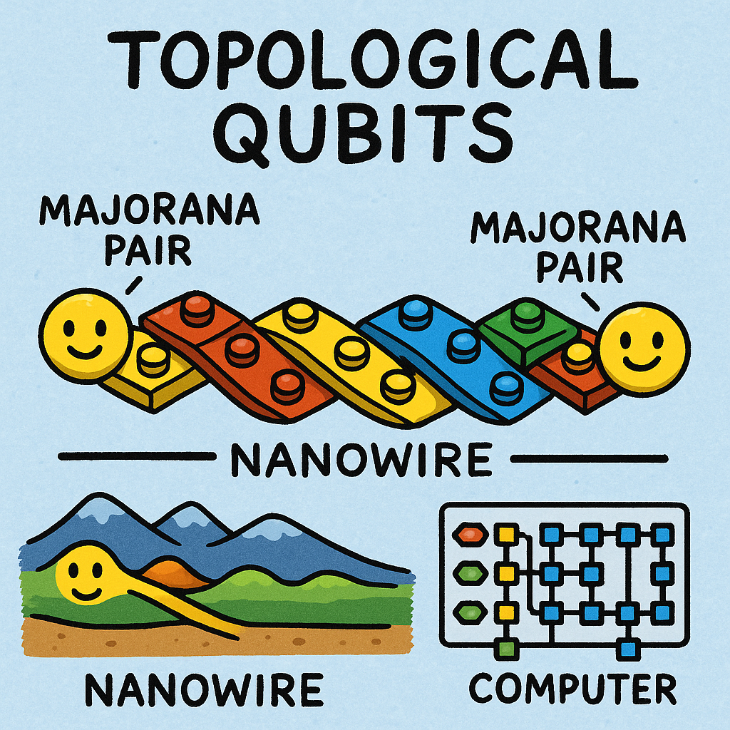 Topological Qubits — Braiding LEGO Strands into Quantum Memory | by Jay Pandit | Quantum ...