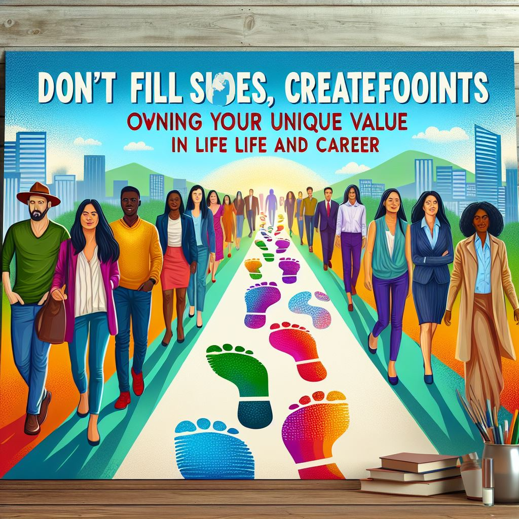 Don’t Fill Shoes, Create Footprints: Owning Your Unique Value in Life ...