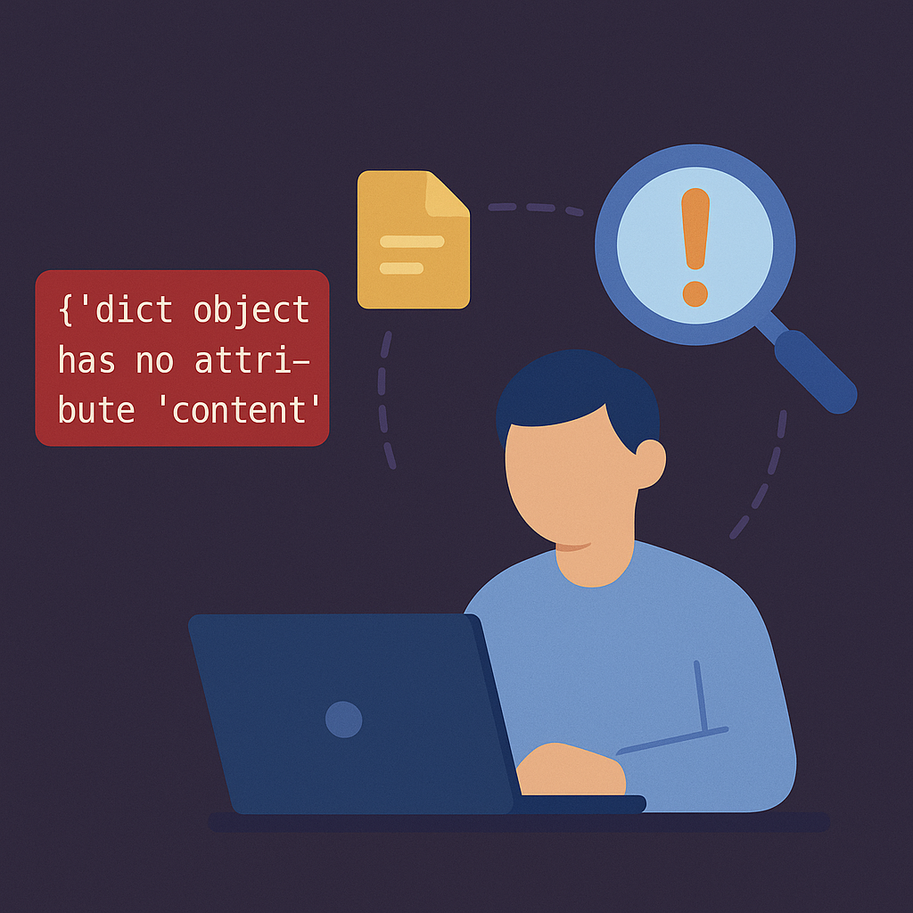 Solving the “dict object has no attribute ‘content’ ” Error in LangGraph / MLflow Chat Agents: A ...