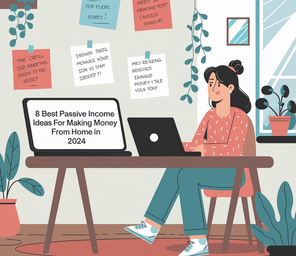 8 best passive income ideas for making money from home in 2024 | by ...