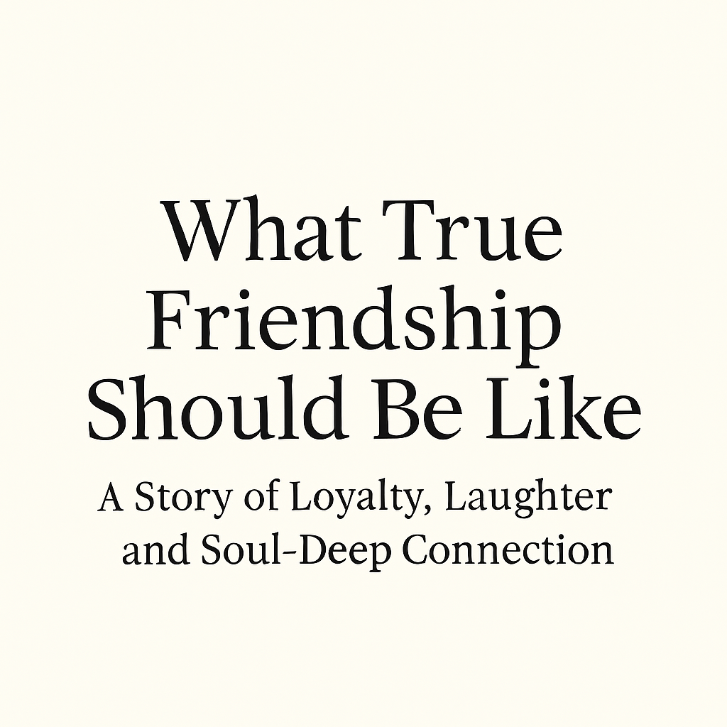 What True Friendship Should Be Like — And Why We All Deserve | by Md ...