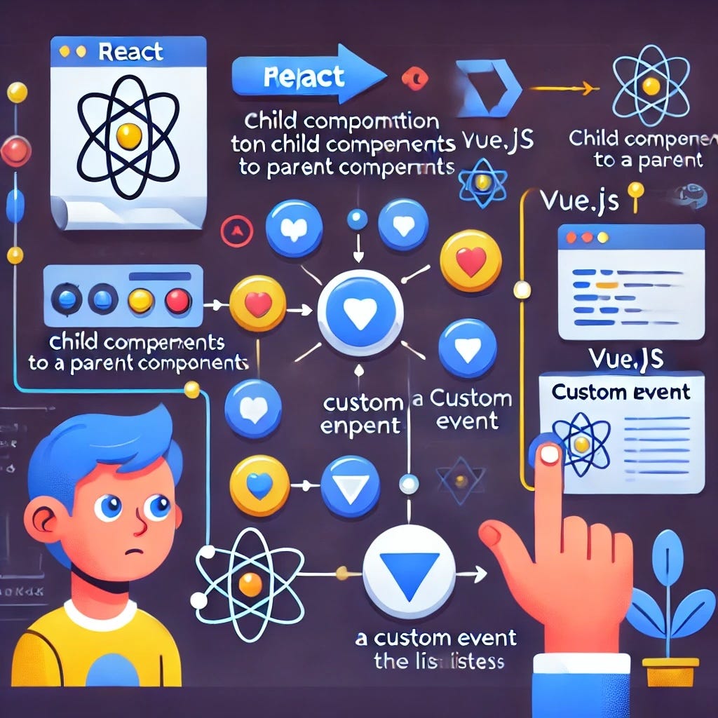 child-to-parent communication. Communication from a child component to… | by ianwhite | Medium