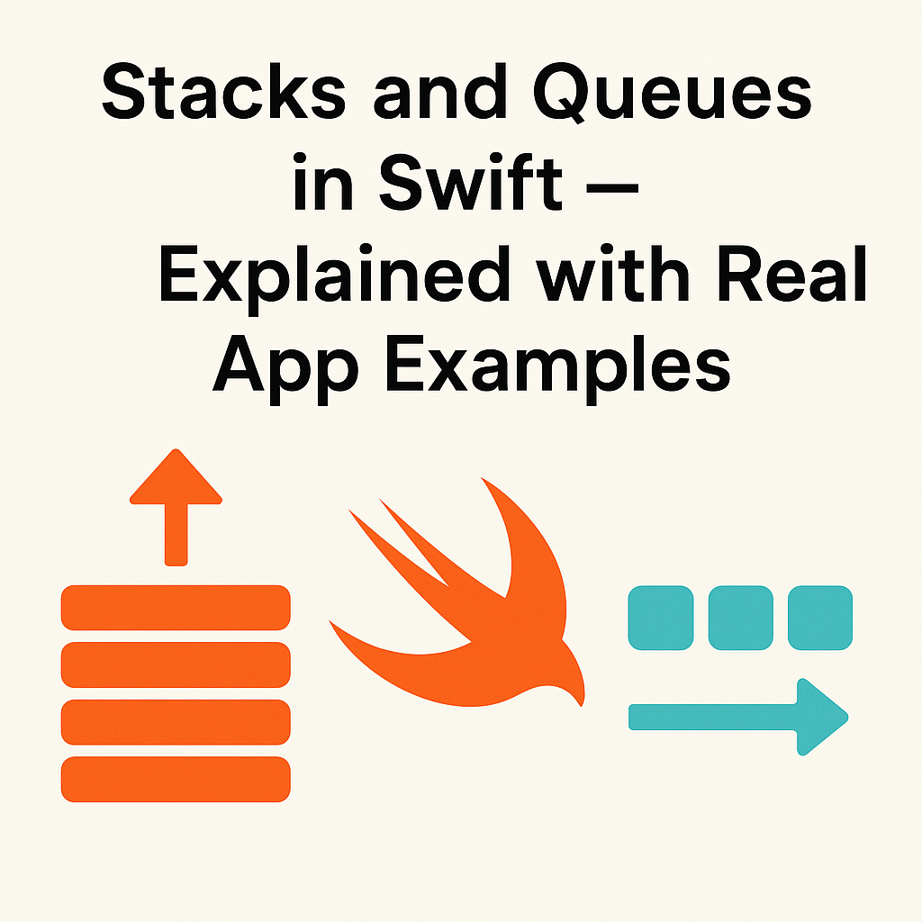 Stacks and Queues in Swift — Explained with Real App Examples | by Swati Mishra | Nov, 2025 | Medium
