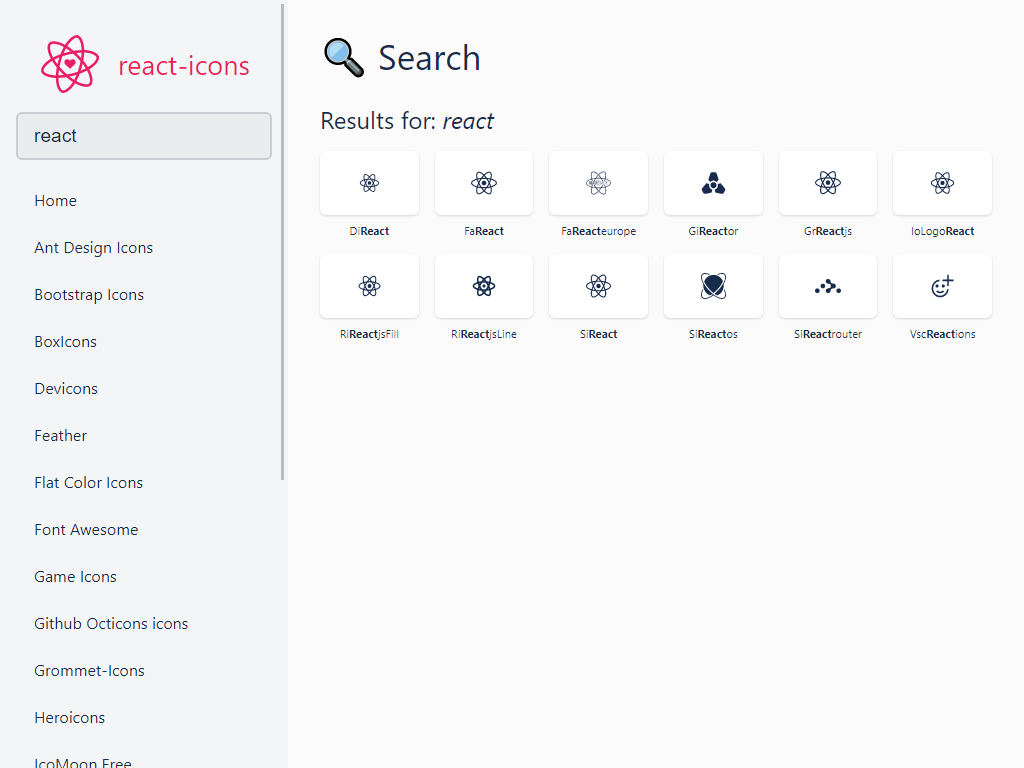 免費開源的超齊全 React SVG Icon 圖庫 — React Icons - Its Ok to Make Mistakes - Medium