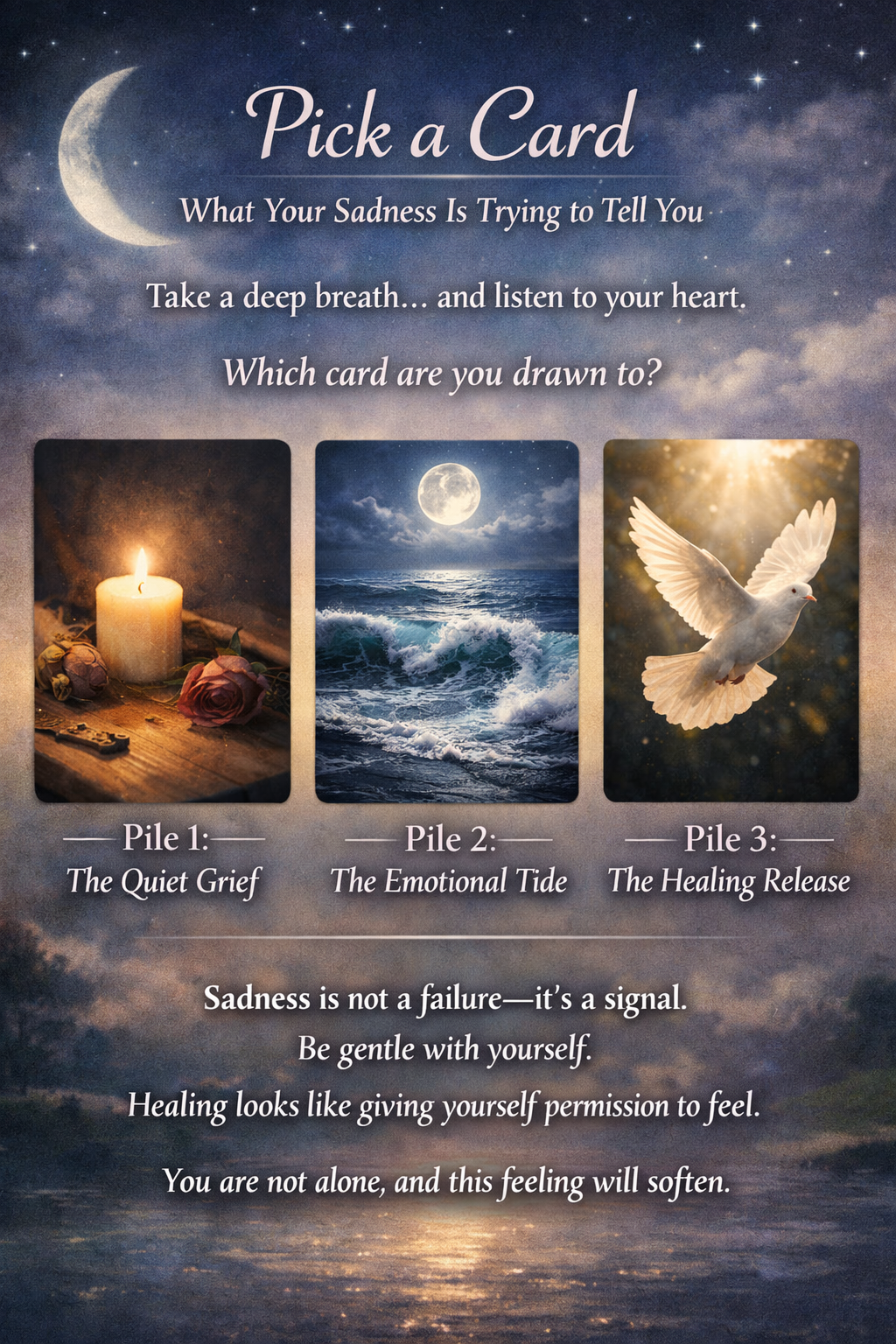 Pick a Card: What your Sadness is trying to tell you? | by Karuna ...