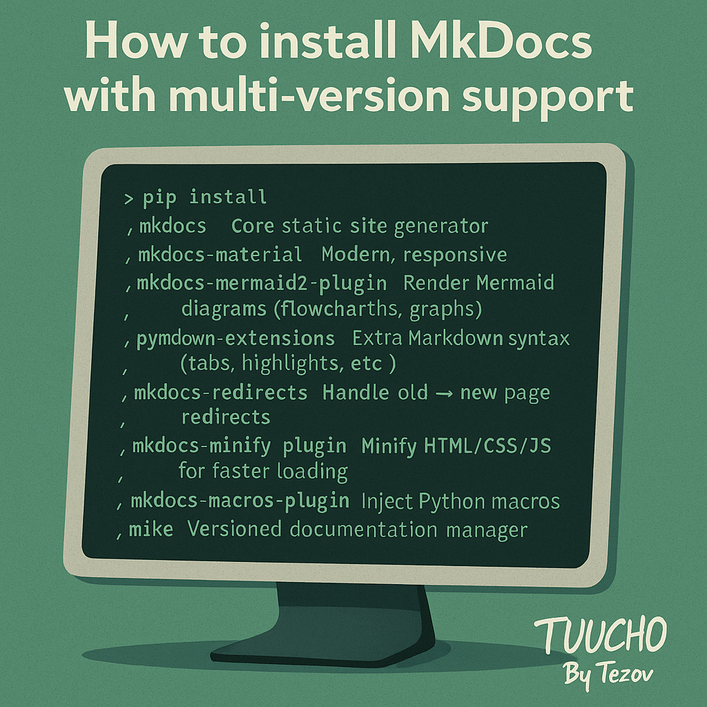 Multi-Version Documentation Made Simple with MkDocs and Mike | by Tezov ...