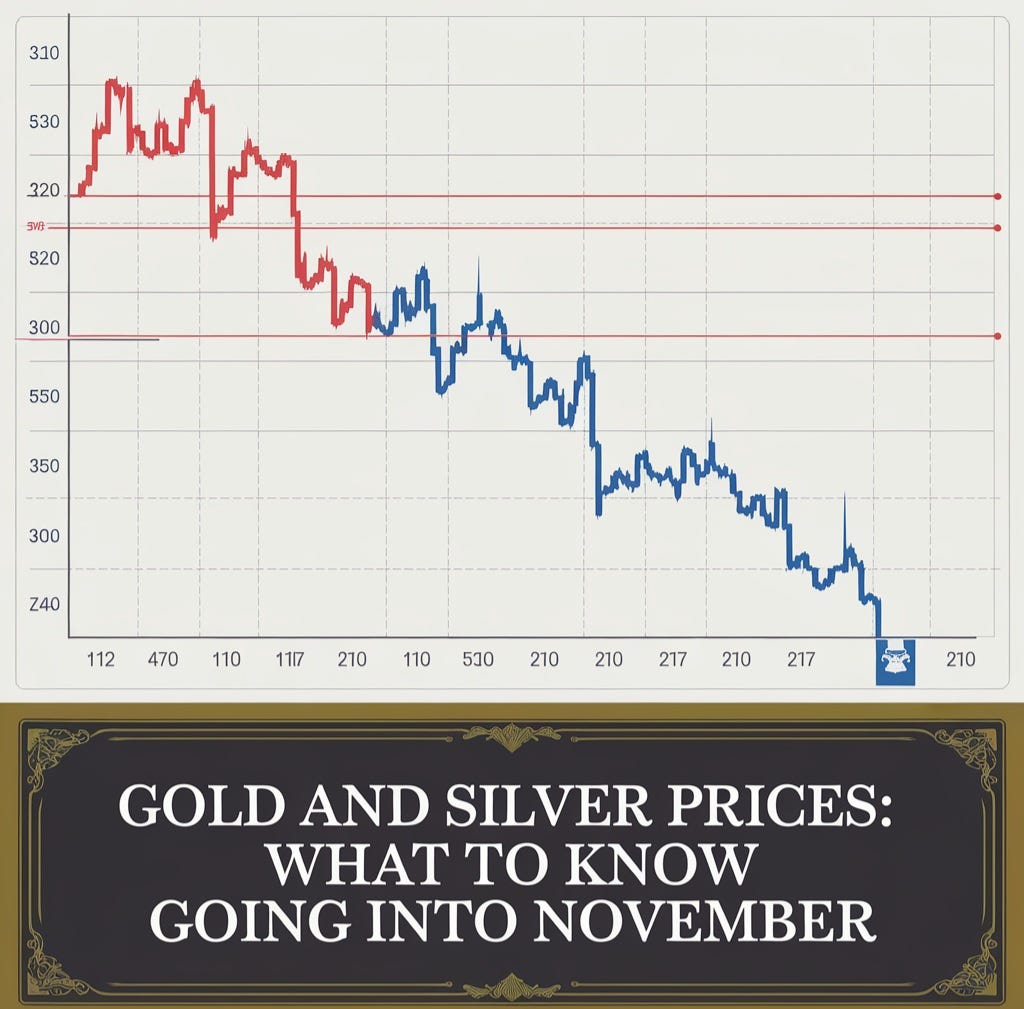 Gold and silver prices: What to know going into November | by Umar ...
