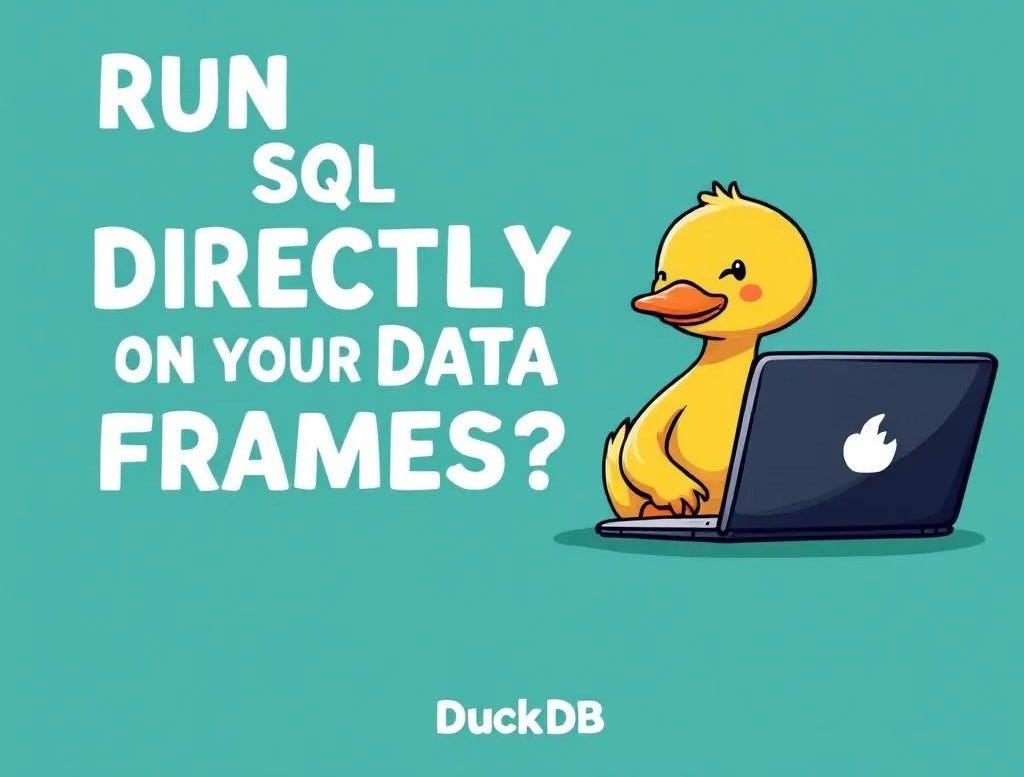 This embedded database runs SQL on dataframes meet DuckDB | by | Medium