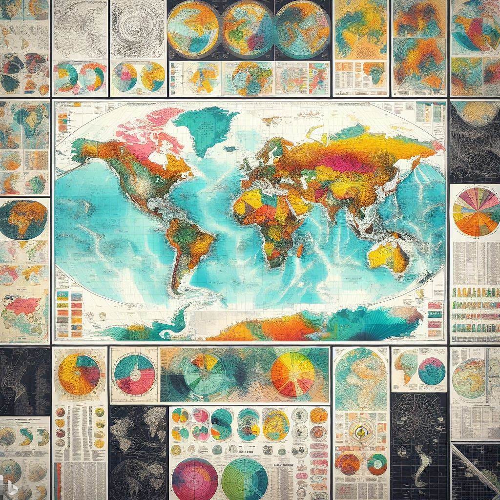 A Map I made in 2007. To the incidentals of the world after… | by Ahmed ...