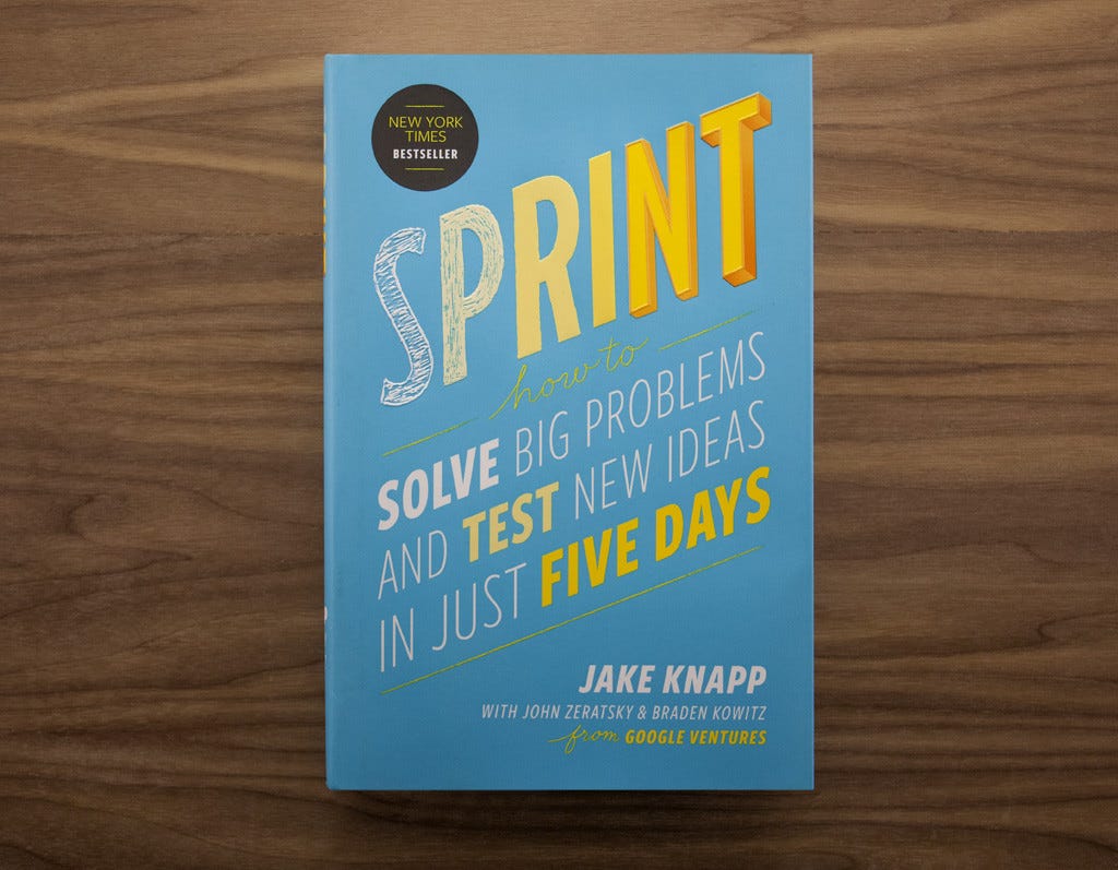 5 Takeaways From Sprint How To Solve Big Problems And Test New Ideas 