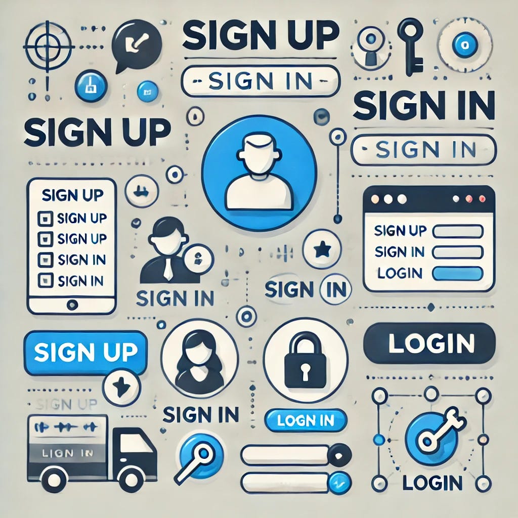 Understanding the Usage of “Sign up”, “Sign in”, “Signup”, and “Login ...
