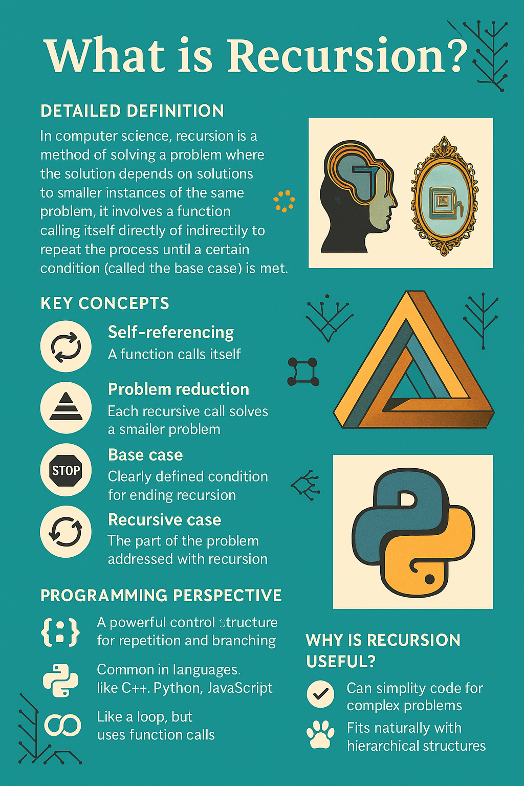 🔄 Recursion in Programming:. 📘 What is Recursion? | by TAYYABA KHAN ...