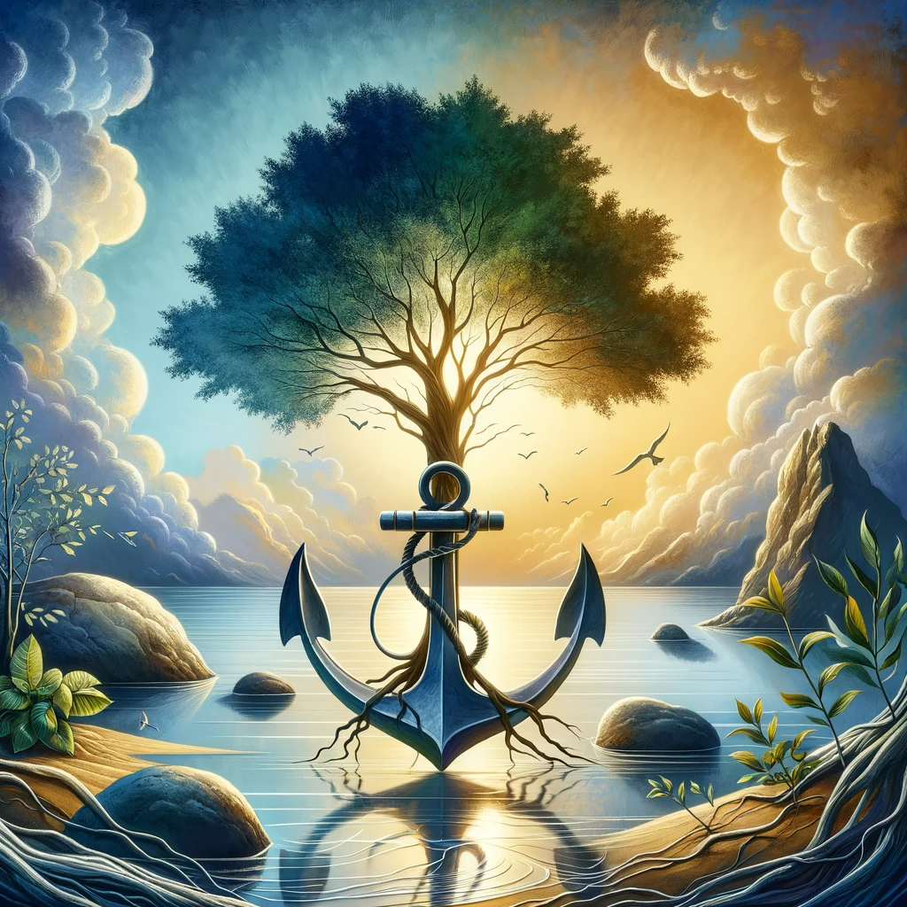 Anchored in Faith. In the quiet harbor of my soul, where… | by Daily ...