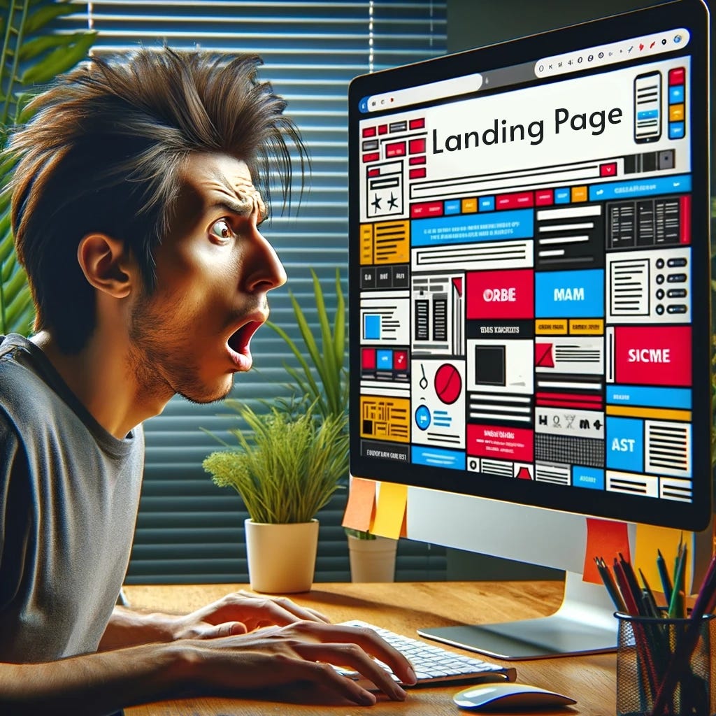 How to Create a Completely USELESS Landing Page | by Abracadabra Design ...