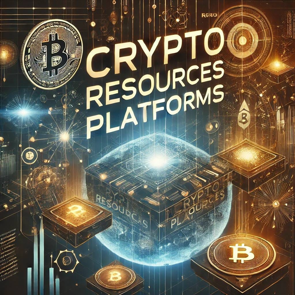 Empowering Crypto Enthusiasts: Essential Platforms and Tools for 2024 ...