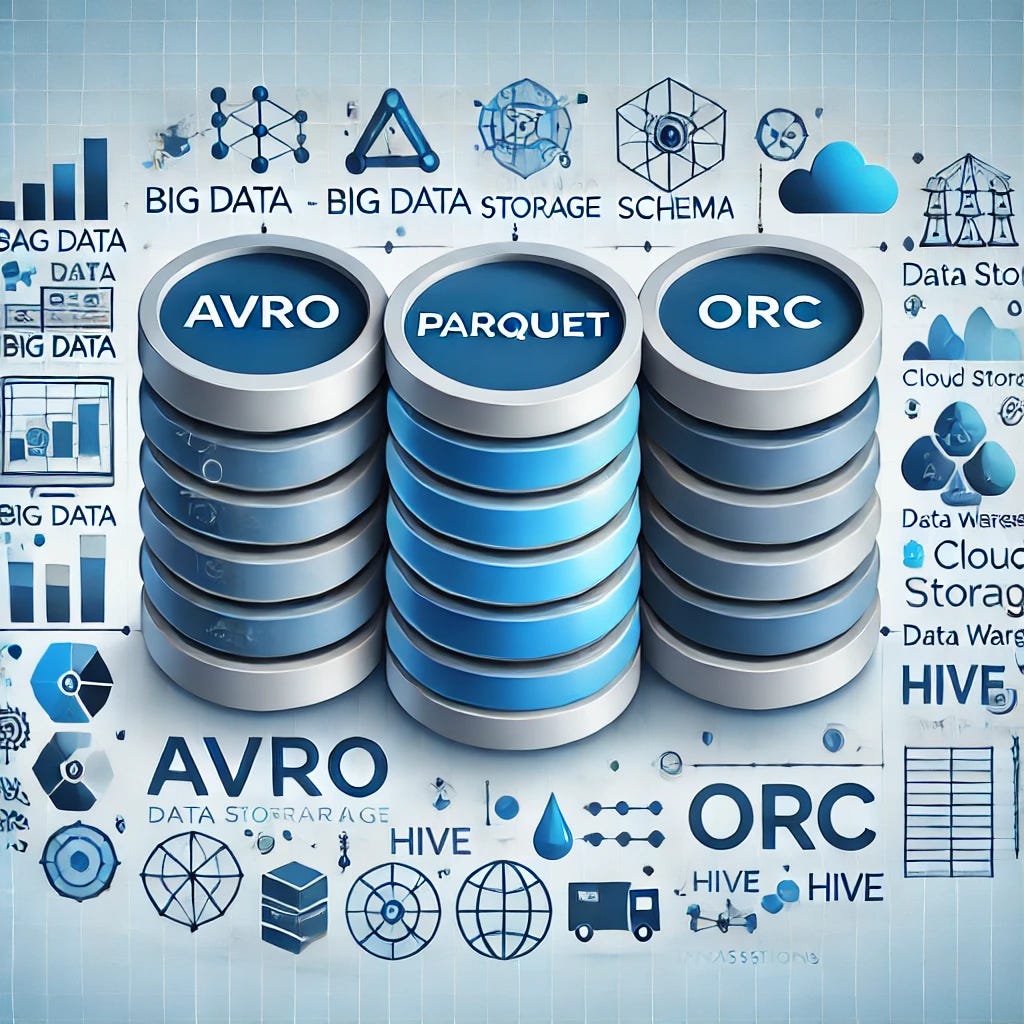 Data Storage Formats in Big Data — Avro, Parquet, and ORC? | by Leonidas Gorgo | Medium