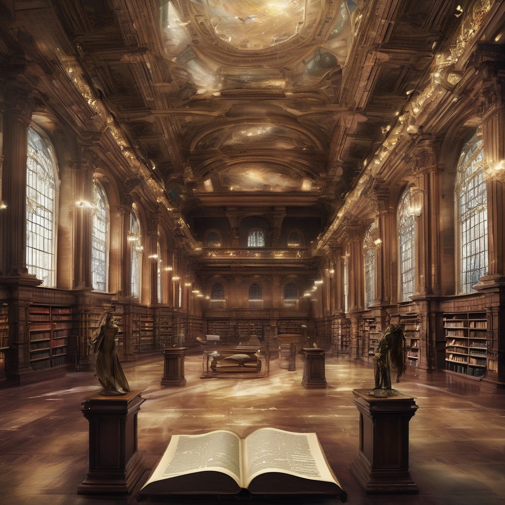 The Battle of Words. “”Setting:”” The Grand Library of… | by gab1930s ...