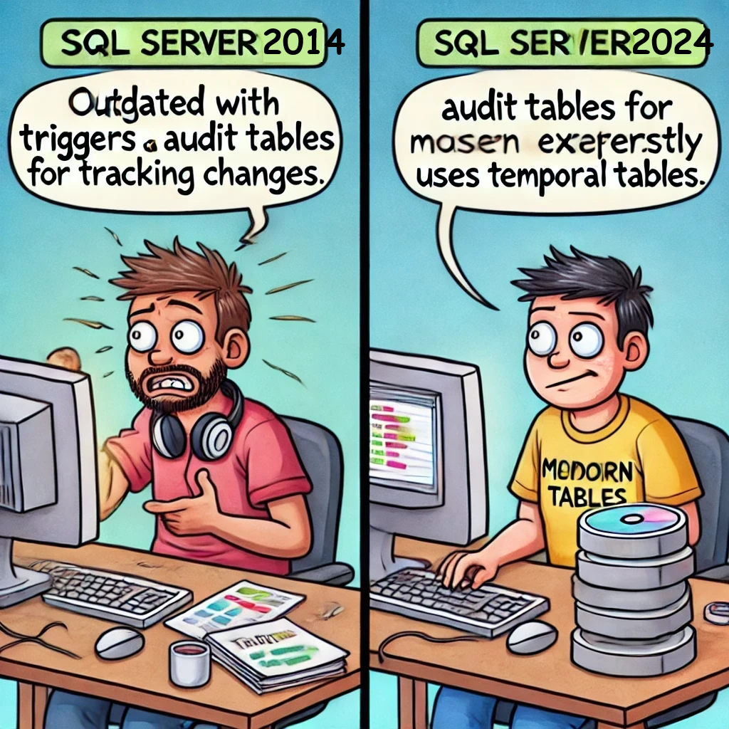 Are You Still Tracking SQL Table Changes Like It’s 2014? Time to Upgrade: Temporal Tables | by ...