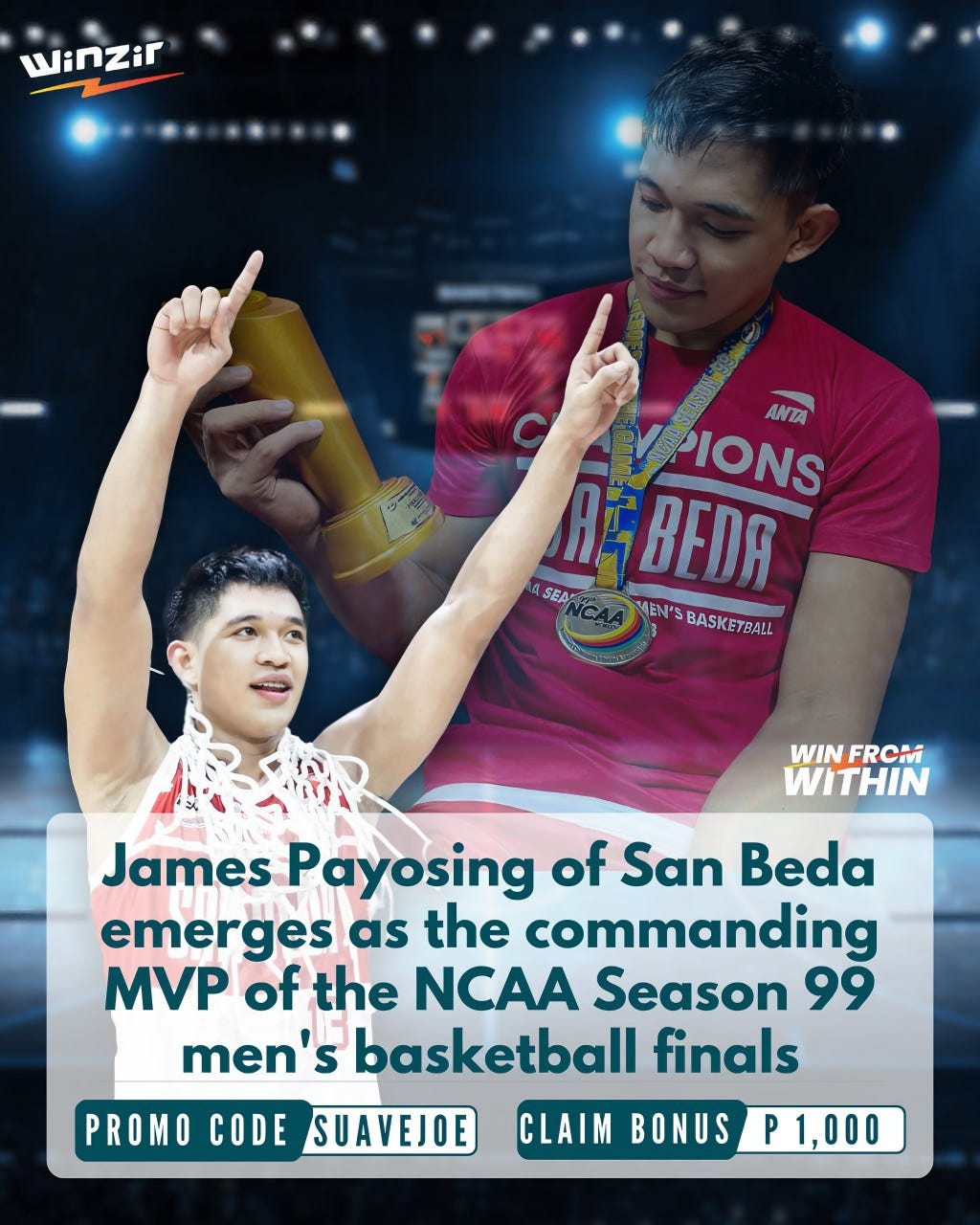 James Payosing: The Unrivaled MVP of NCAA Season 99 Men’s Basketball | by Sports News PH | Medium