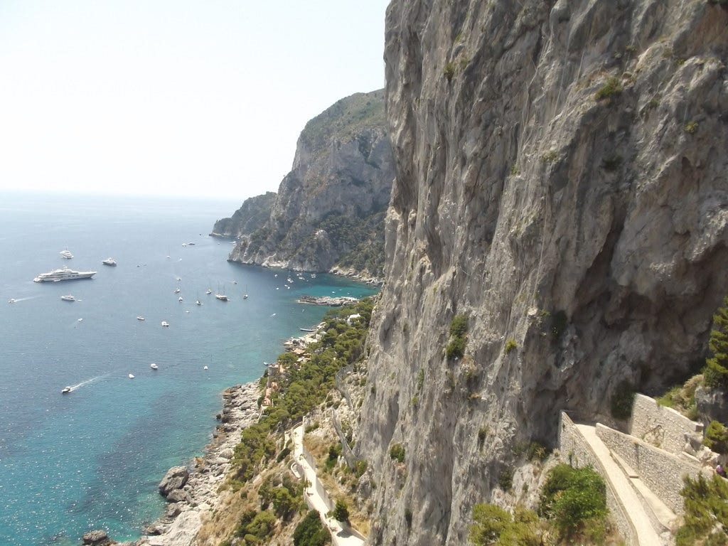 Via Krupp, Capri. The Via Krupp is a winding, scenic road… | by ...