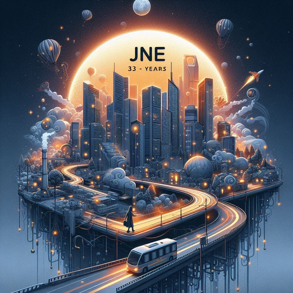 JNE: 33 Tahun — Mengantarkan Masa Depan dengan Inovasi | by Kristin Lebdaningrum | Medium