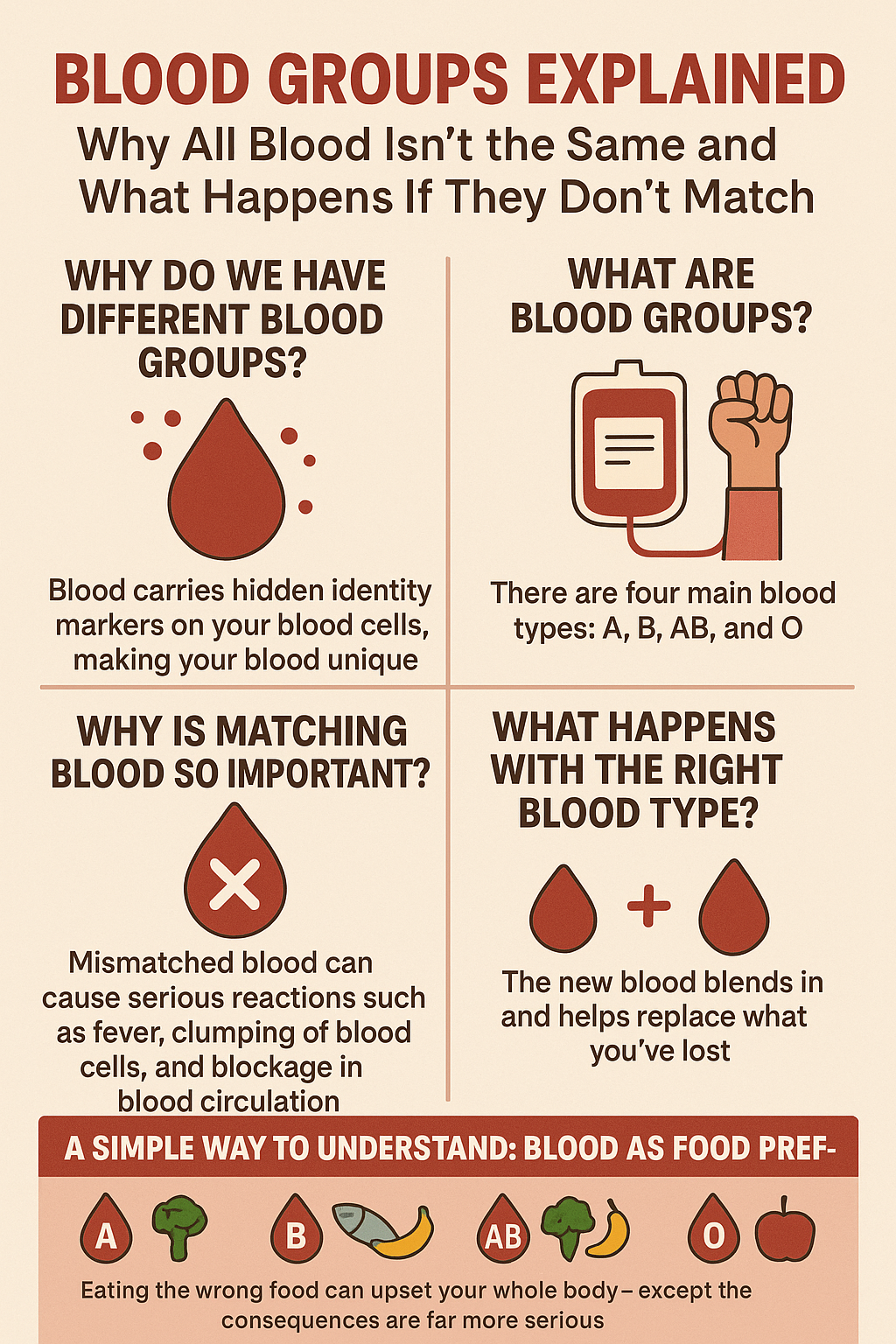 Blood Groups Explained: Why All Blood Isn’t the Same and What Happens ...