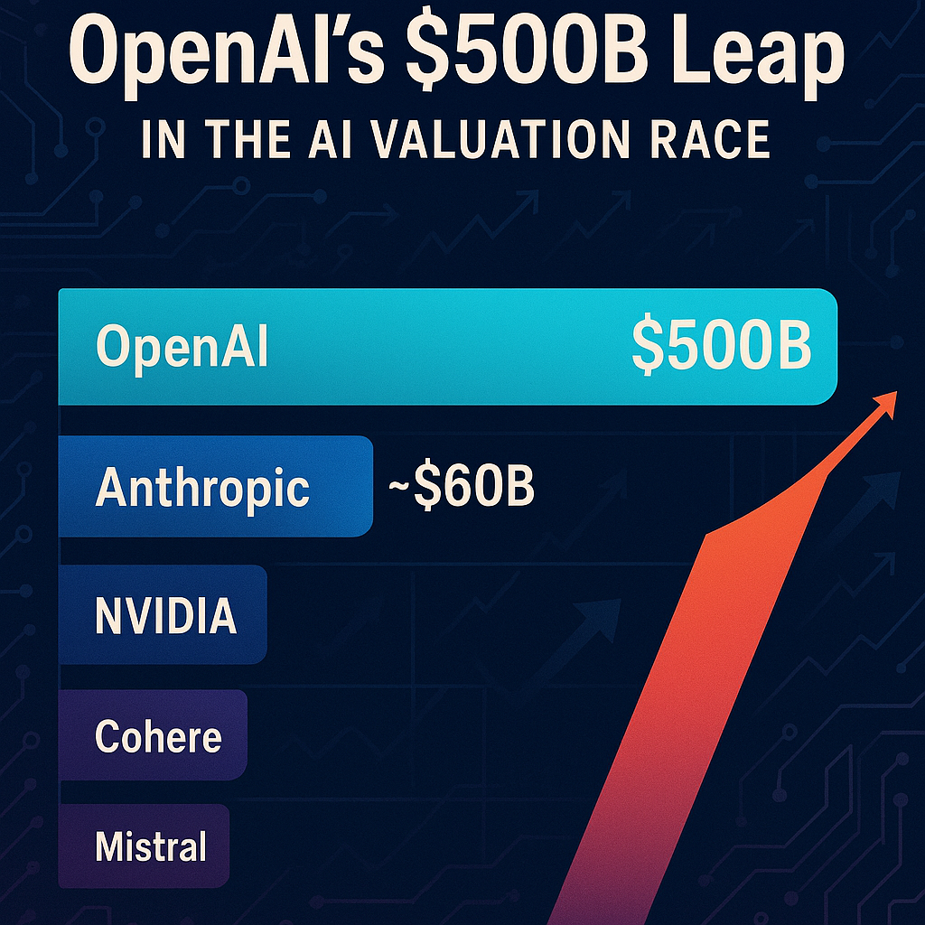OpenAI’s $500B Leap: What a $10.3B Employee Stock Sale Reveals About ...