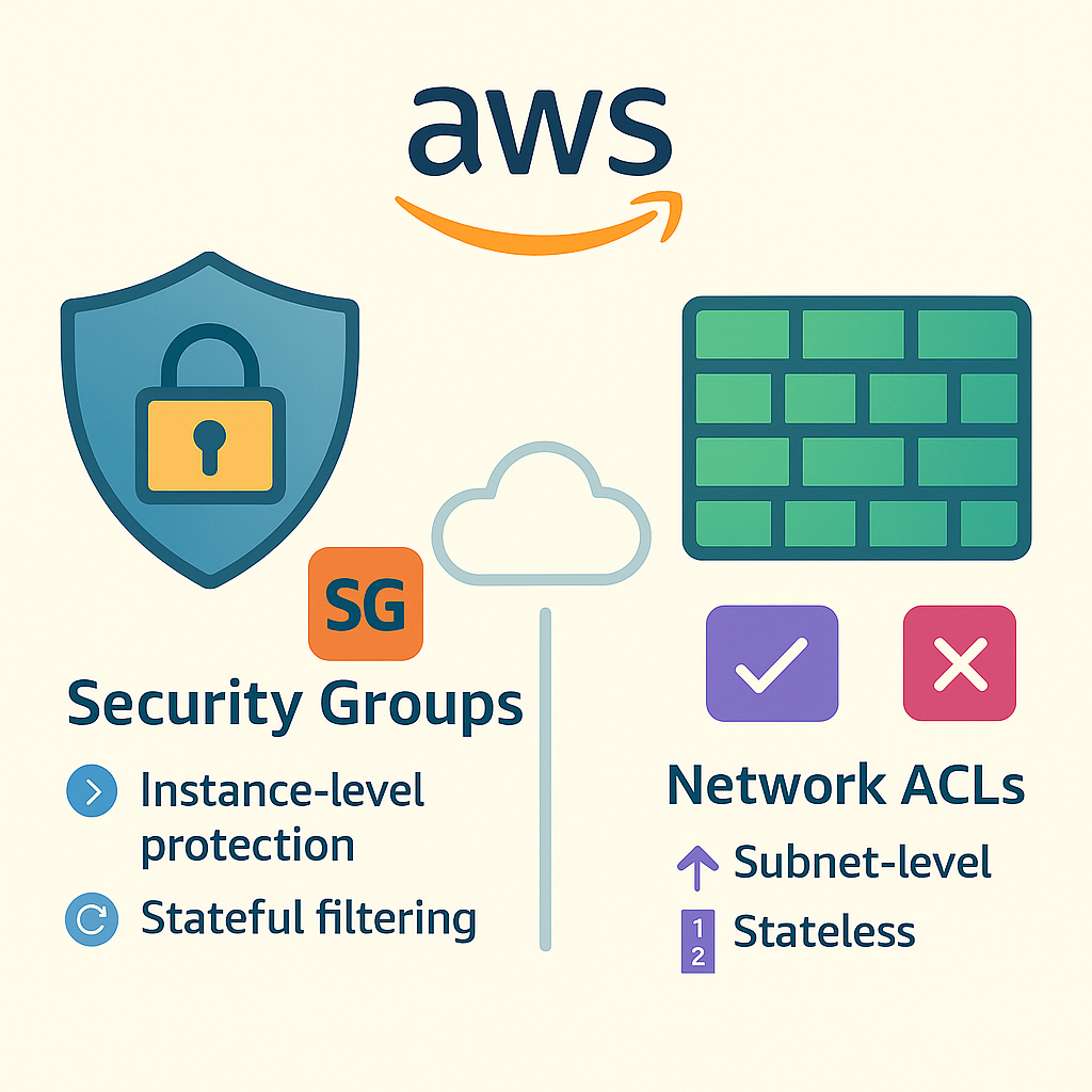 AWS VPC Security Explained: Security Groups vs Network ACLs | by ...