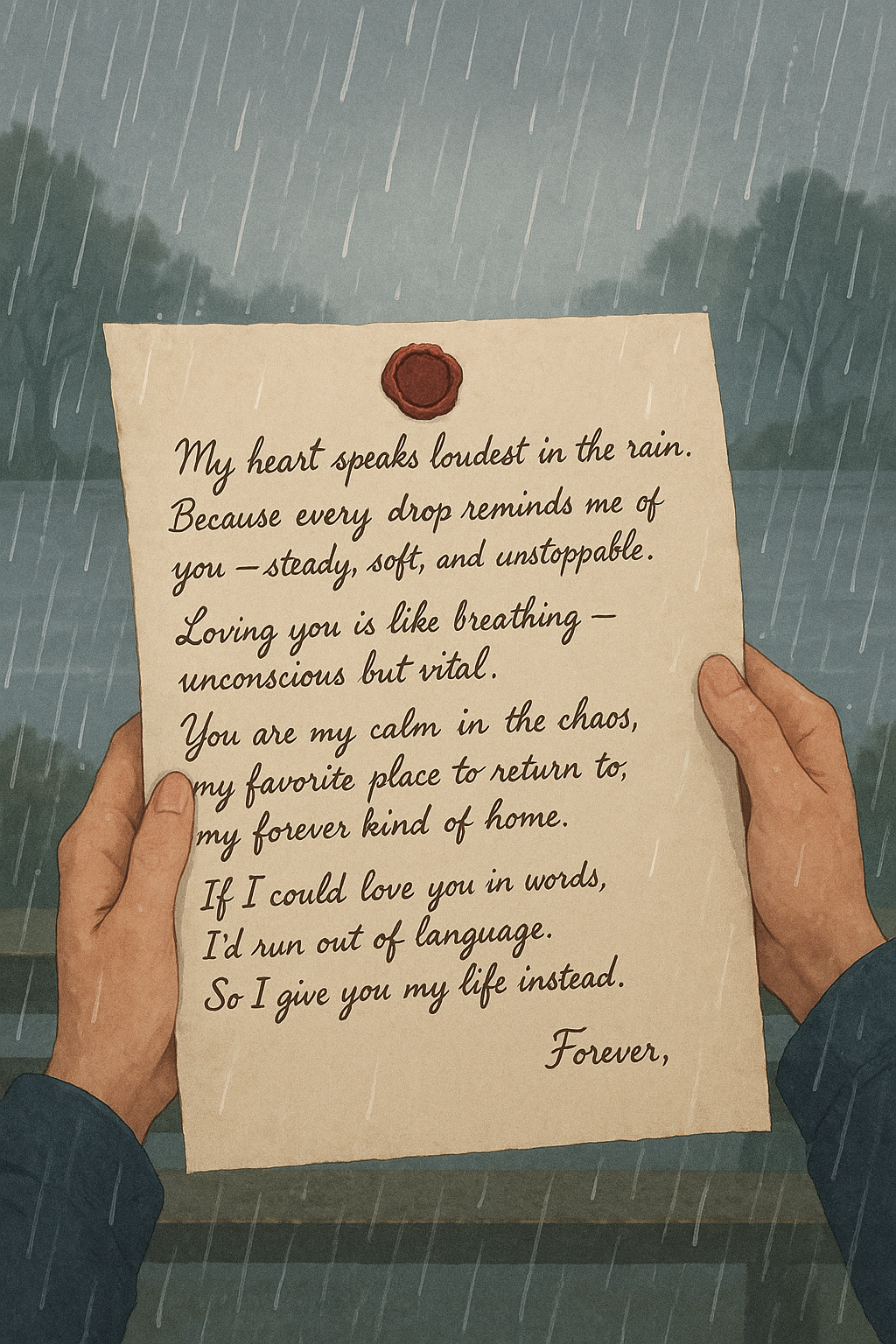 A Love Letter in the Rain" | by Machibea | May, 2025 | Medium