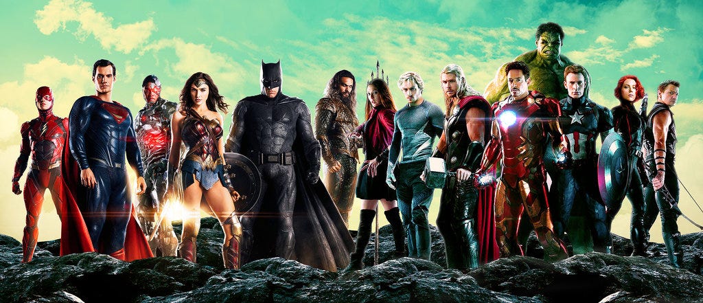 The Justice League Vs The Avengers Movie