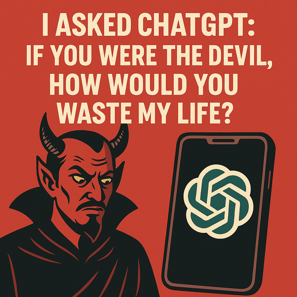 I Asked ChatGPT: If You Were the Devil, How Would You Waste My Life ...