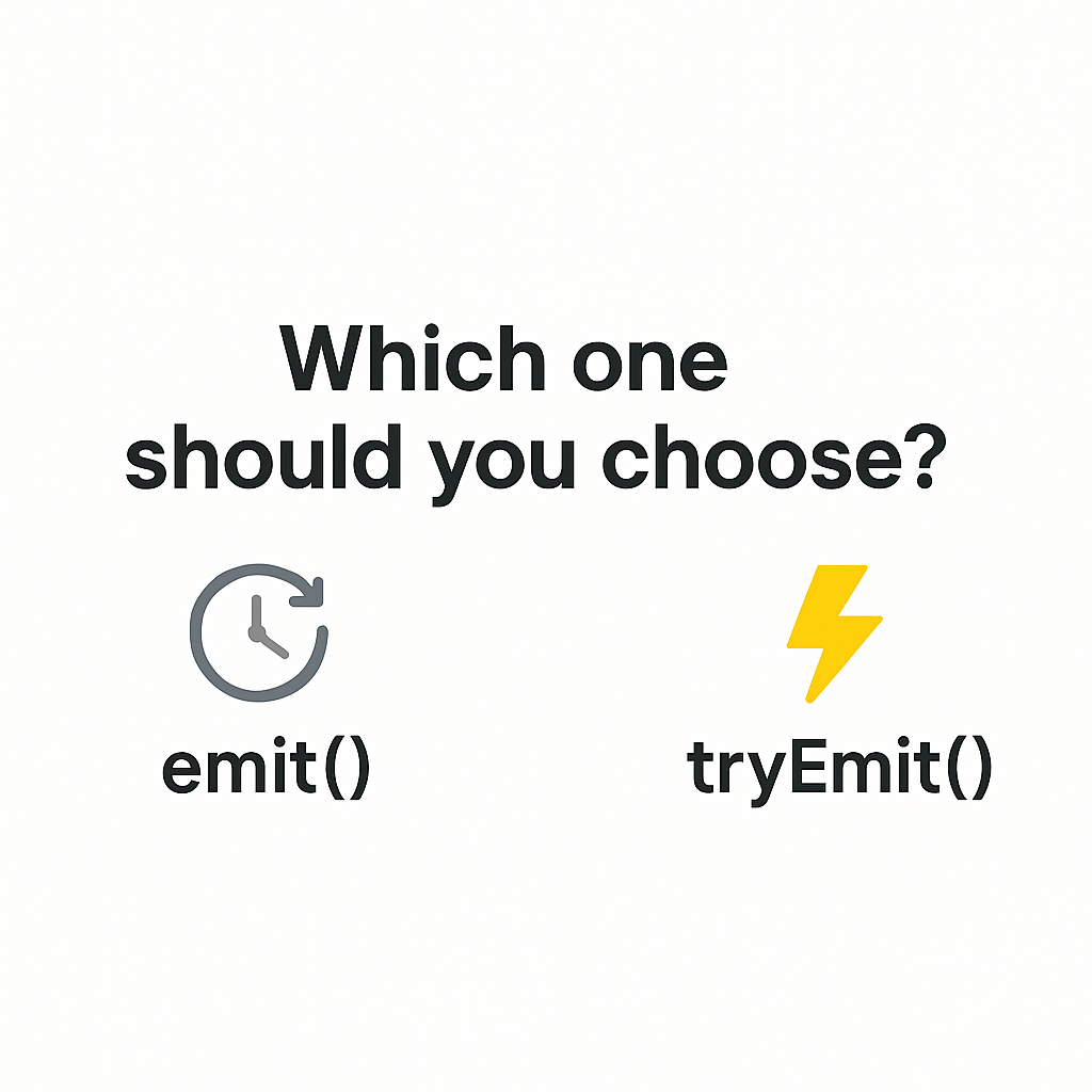 emit() vs tryEmit() in Kotlin Flows: Mastering Reactive State Management in Android | by ...