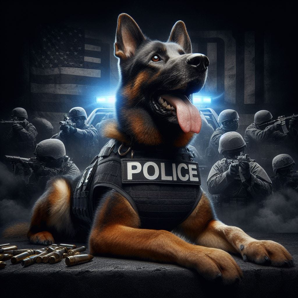 Police dog sale | Medium